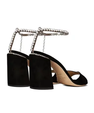 JIMMY CHOO Saeda Sandal Block Heel