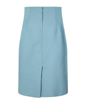 Off-White A-line Skirt - Blue