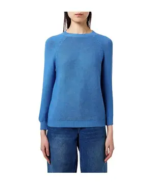 Max Mara Classic Round Neck Sweater - Blue