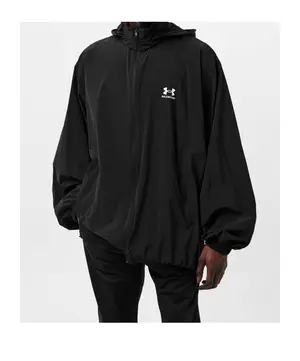 Balenciaga Zip-up Hooded Casual Jacket