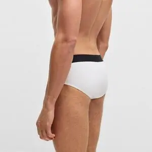 Hugo Boss Three-pack Of Logo-waistband Briefs