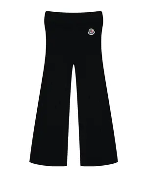 Moncler Solid-color Versatile Trousers - Black