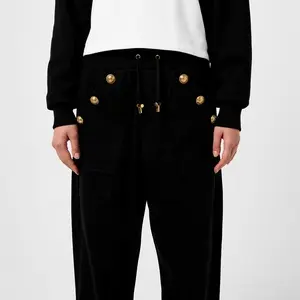 Balmain Drawstring Waist Track Pants