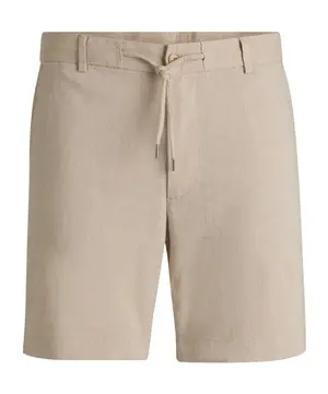 Hugo Boss Slim-fit Minimalist Shorts - Nude