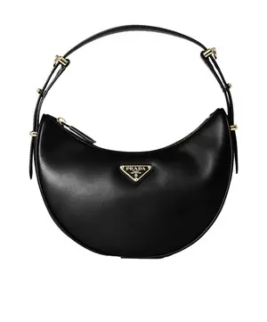 Prada Stylish Versatile Minimalist Shoulder Bag - Black