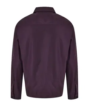 Hugo Boss Hugo Emmond Cotton Long Sleeve Zip Overshirt - Black