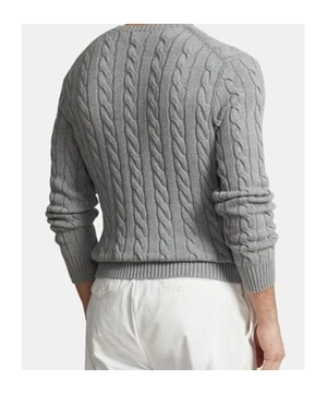 Polo Ralph Lauren Crewneck Sweater With Ribbed Cuffs And Hem