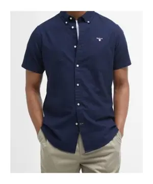 Barbour Oxford Short Sleeve Tailored Shirt