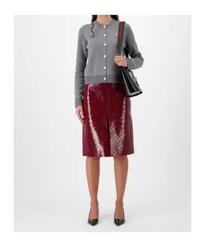Gucci Gg Embossed Mid-length Skirt