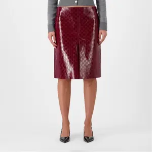 Gucci Gg Embossed Mid-length Skirt