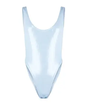 Norma Kamali Marissa One Piece Swimsuit - Misty Blue