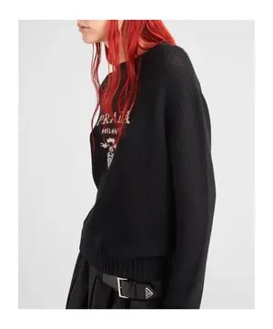 Prada Logo Knit Jumper