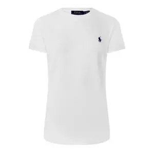 Polo Ralph Lauren Crew Neck Short Sleeve Logo T-shirt - White