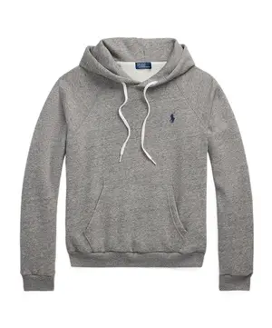 Polo Ralph Lauren Logo Embroidered Hoodie - Gray