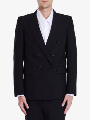 Saint Laurent Double-breasted Peak Lapel Jacket