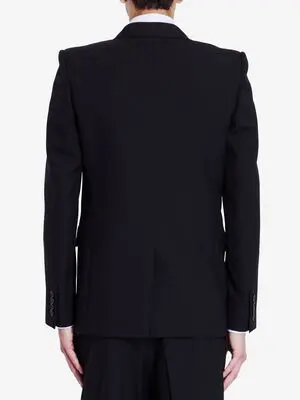 Saint Laurent Double-breasted Peak Lapel Jacket