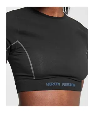 Heron Preston Cropped Logo T-shirt