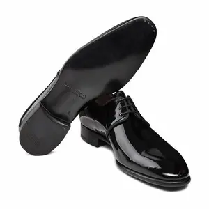 Santoni Patent Leather Lace-up Shoes