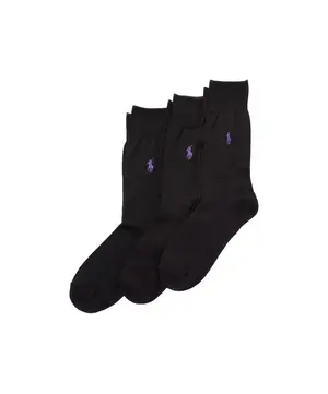 Polo Ralph Lauren Solid Color Socks - Black