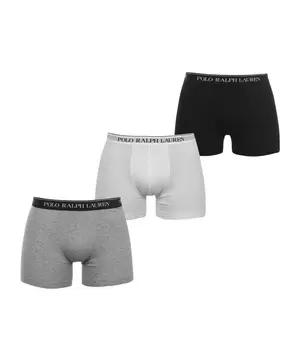 Ralph Lauren Three-pack Boxer Briefs - Gray