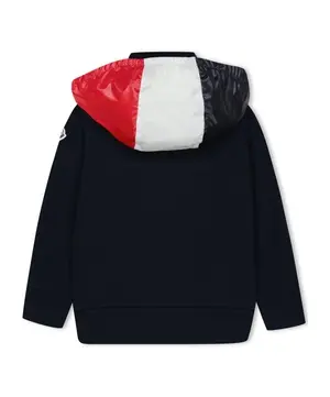 Moncler Zipper Hooded Sweatshirt