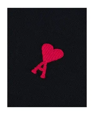 AMI Paris Logo Embroidered Crewneck Sweatshirt