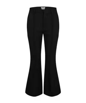 Bottega Veneta Embossed Flared Casual Trousers