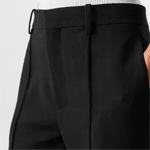 Bottega Veneta Embossed Flared Casual Trousers