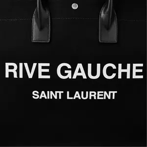 Saint Laurent Rive Gauche Logo Tote