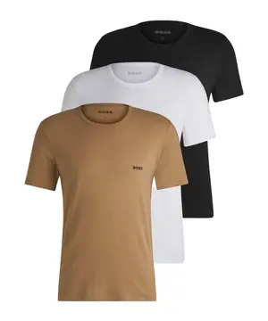 Hugo Boss Cotton T-shirts - Brown