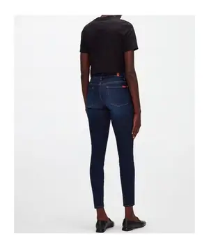 7 For All Mankind High Waist Skinny Crop Jeans