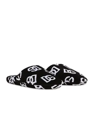 Dolce & Gabbana Logo Jacquard Slides