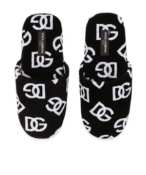 Dolce & Gabbana Logo Jacquard Slides