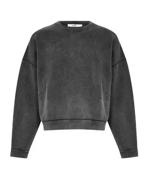 Acne Studios Logo Detail Sweatshirt - Black