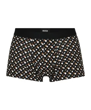 Hugo Boss Soft Fabric Logo Detail Trunks - Black