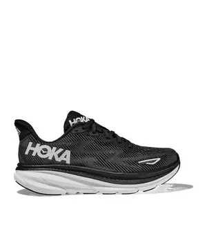 Hoka One One Lightweight Cushioned Running Sneakers - Black