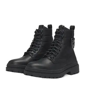 Hugo Boss Spliced High-top Combat Boots