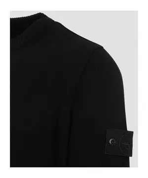Stone Island Logo-patch Crewneck Jumper