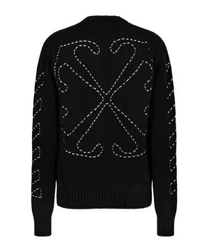 Off-White Zipper Knitted Sweater