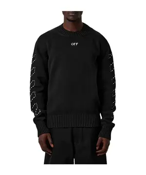 Off-White Zipper Knitted Sweater