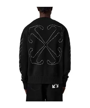 Off-White Zipper Knitted Sweater