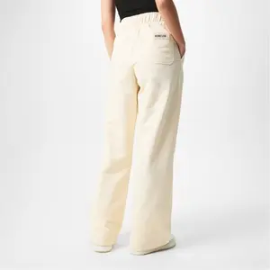 Moncler Logo Detail Wide Leg Sweatpants - Nude