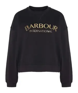 Barbour Laia Logo Sweatshirt - Black
