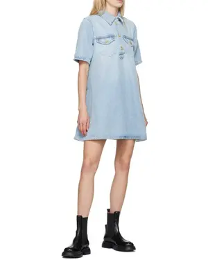 GANNI Round-toe Slip-on Chelsea Boots