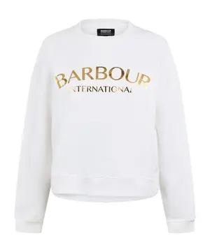 Barbour Laia Logo Sweatshirt - White