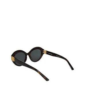 Balenciaga Oval Sunglasses With Logo Detail
