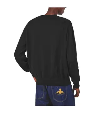 VIVIENNE WESTWOOD Wool Sweater With Embroidered Logo