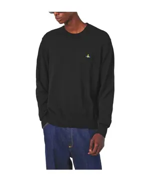 VIVIENNE WESTWOOD Wool Sweater With Embroidered Logo
