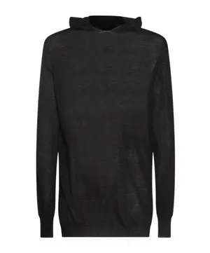 Rick Owens Long Sleeved Oversized Hoodie - Black