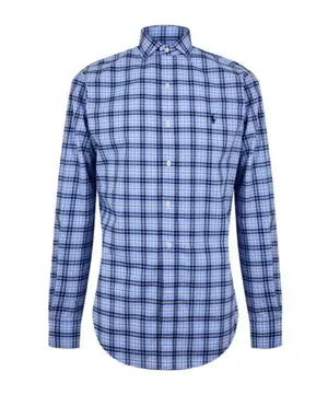 Polo Ralph Lauren Poplin Check Long Sleeve Shirt